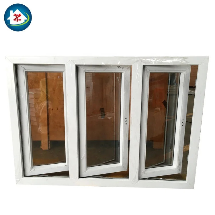 36x36 Bahamas Hurricane Impact UPVC PVC Glass Casement Windows and Doors