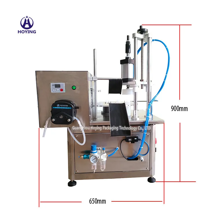 Small Desktop Rotary Filler 1ml 1.5ml 2ml Pocket Perfume Vial Nucleic ...