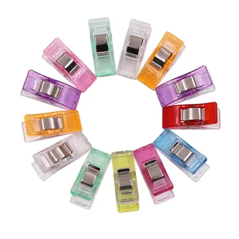 27mm Assorted Colors Wonder Quilting Sewing Clip Metal Binding Clamps ...