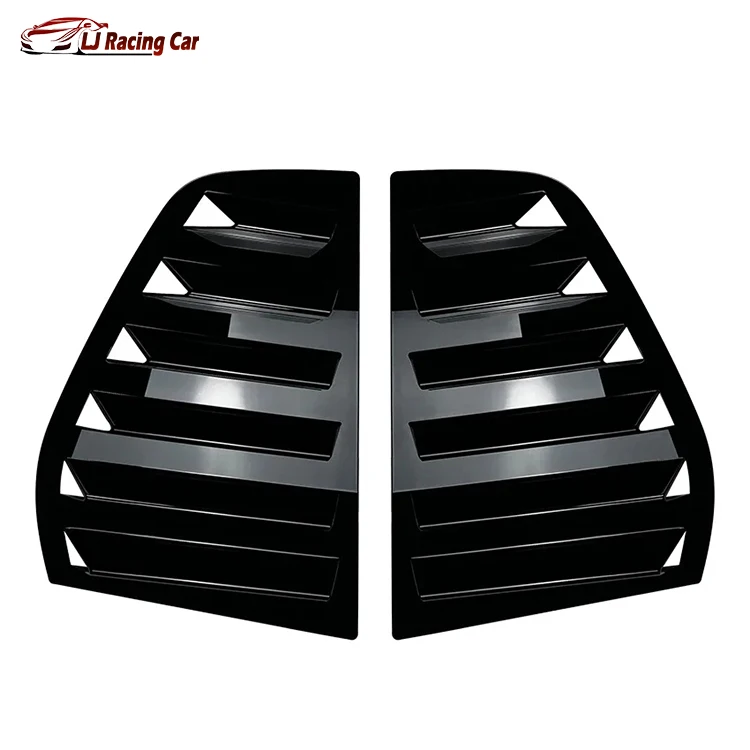 Carbon Fiber Rear Window Louvers Decoration Spoiler Panel Side Louver ...