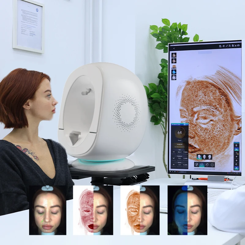 High Quality Portable 20 Megapixels Skin Texture Scanner Facial Aging ...
