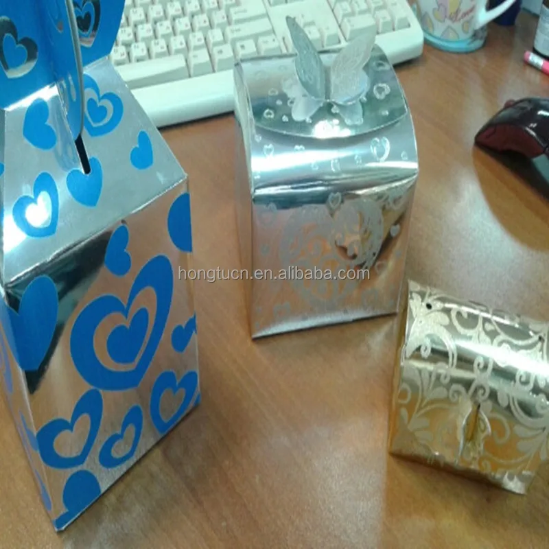 300gsm Silver Metallic Laminated Cardboard for Paper Lids