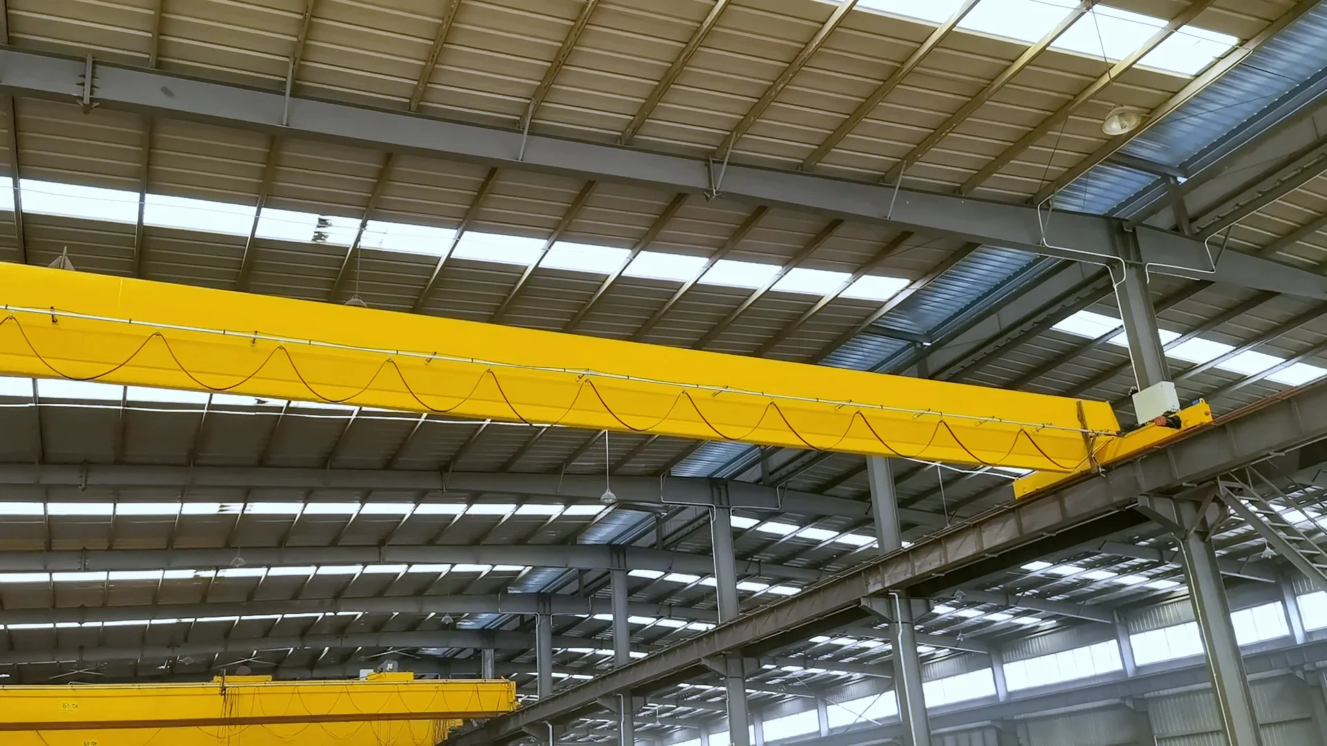 Popular Heavy Lifting 15t 16t 20t Single Girder Roof Overhead Bridge ...