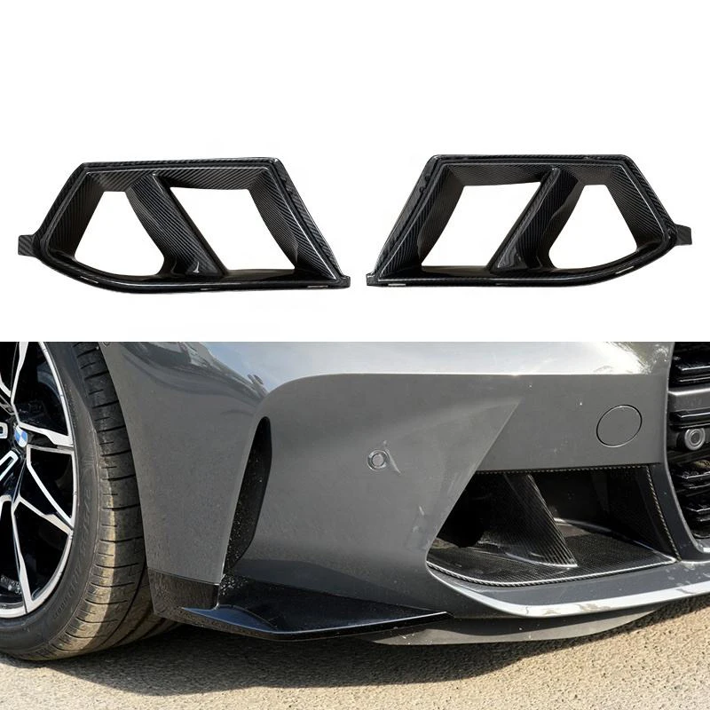 OEM Dry Carbon Fiber Front Air Duct Vent Trims For BMW M3 G80 M4 G82 ...