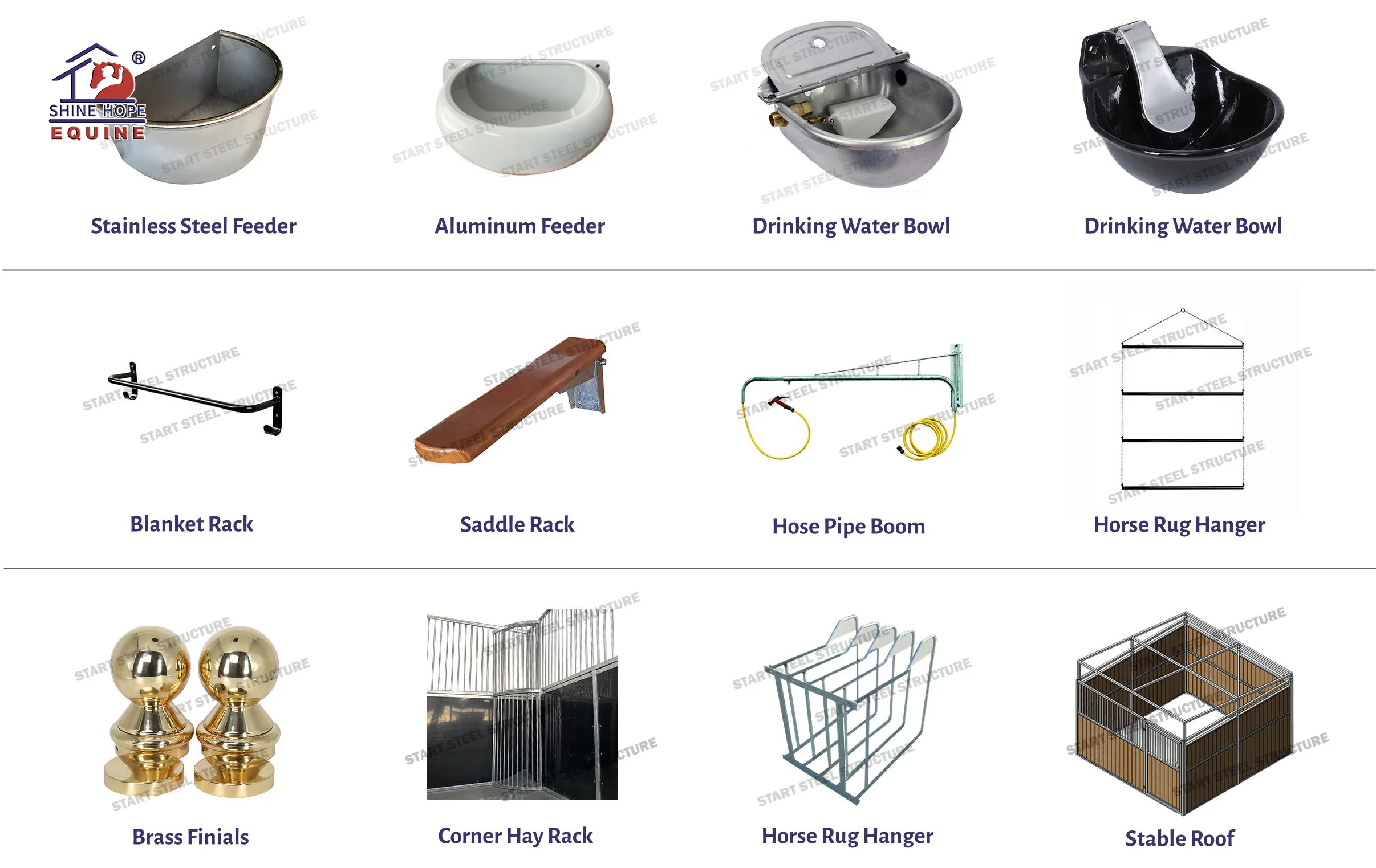 Temporary Movable Horse Stall Fronts Horse Stable With Designed Colors ...