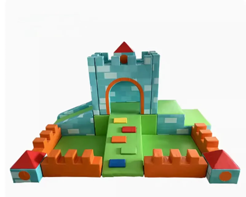 Soft Play Castle with Ball Pit Equipment Kindergarten Indoor Playground ...
