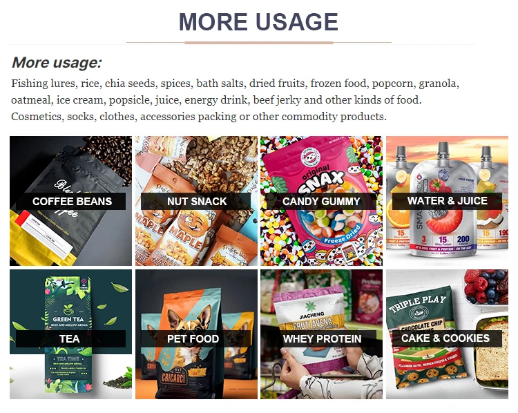 Custom Design Resealable Freeze Dried Candy Pouches