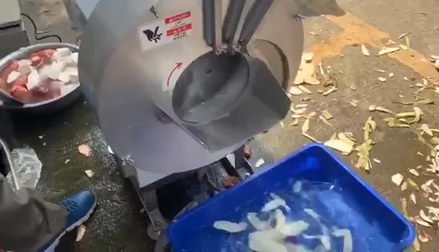 Electric Banana Plantain Long Chips Cutting Machine Banana Plantain ...