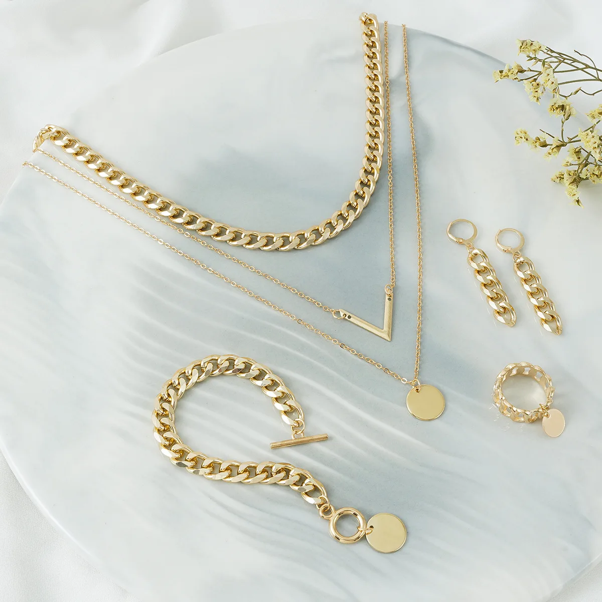 Gold chain set design 2020 store