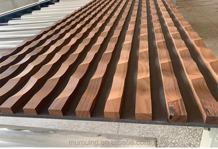 Fluted Interior Design 3D Wall Decor Siding Plank Panel