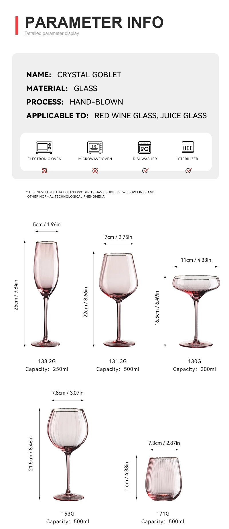 Hand Blown Crystal Glass Wholesale Water Wine Cups Colored Cocktails ...