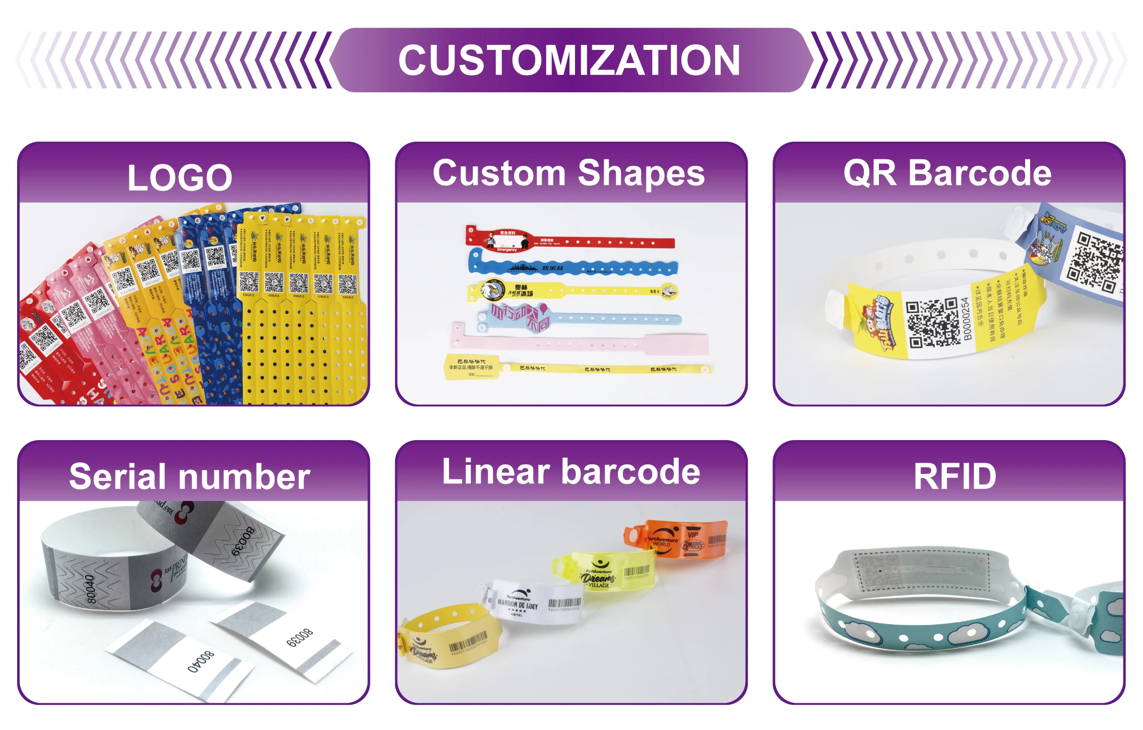 Factory Customized LOGO Vinyl PVC Stub Bracelet Promotional Wristbands ...