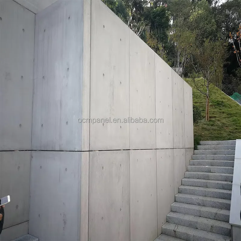 Pre-Finished Transparent Cement Board Construction Cladding Wall Panels ...