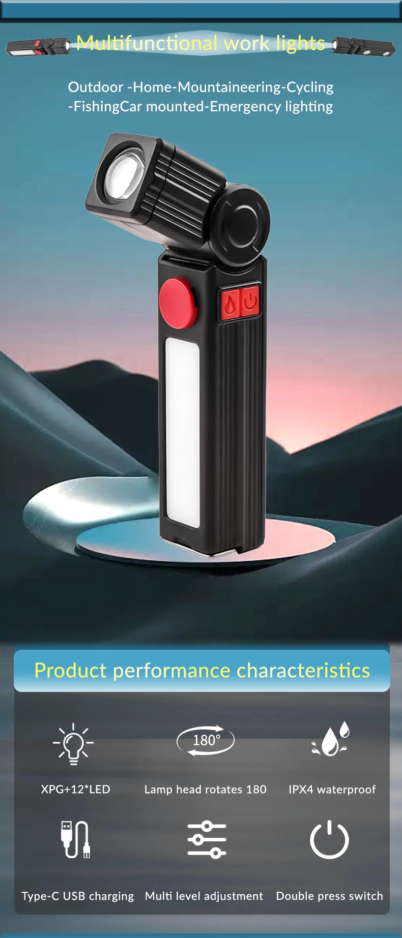 Working Light Make Fire Cigar Lighter - Magnetic & LED