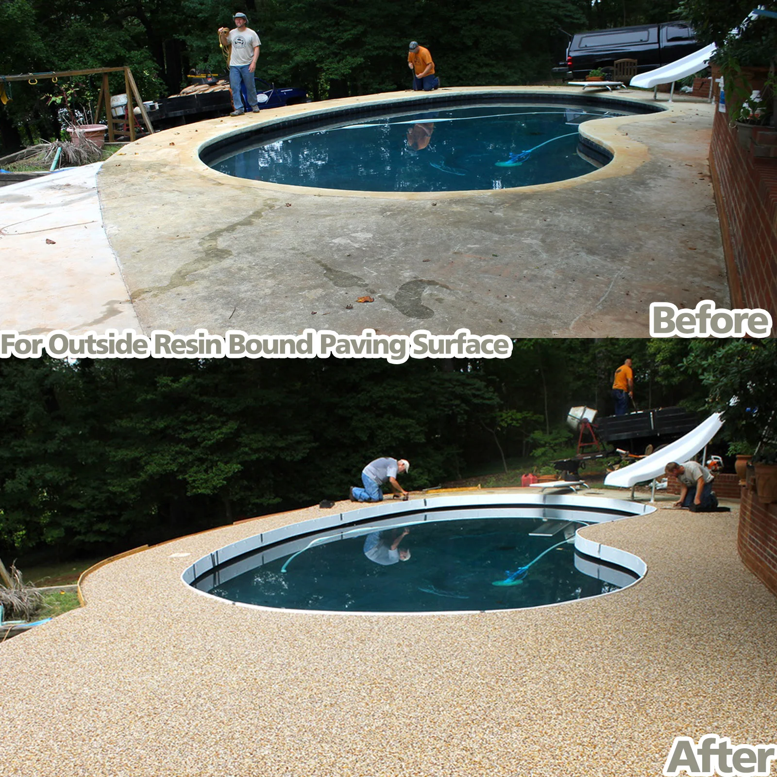 High Permeable Clear Epoxy Resin for Outdoor Driveways - 20kg Kits for ...