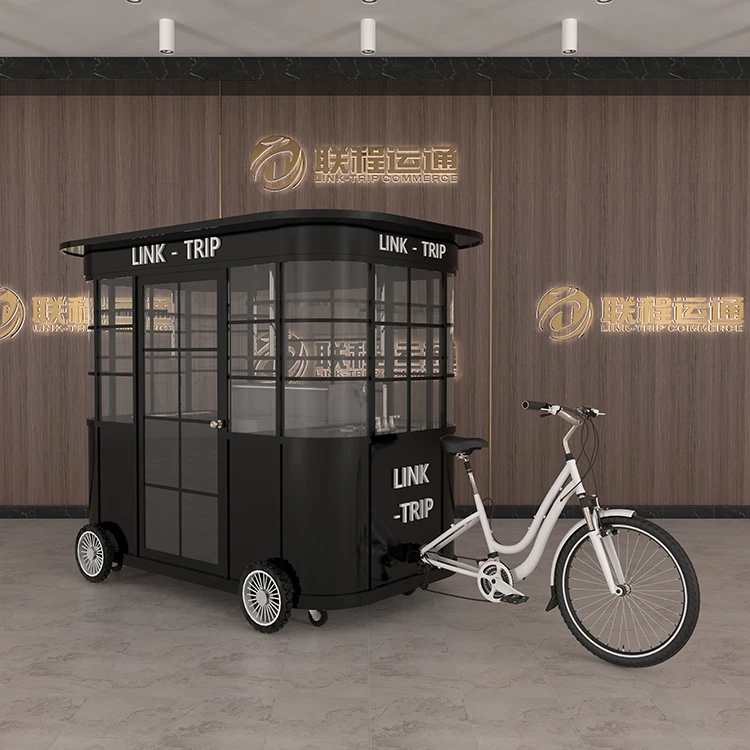 Street Business Fast Food Service Cart - Mobile & Customizable