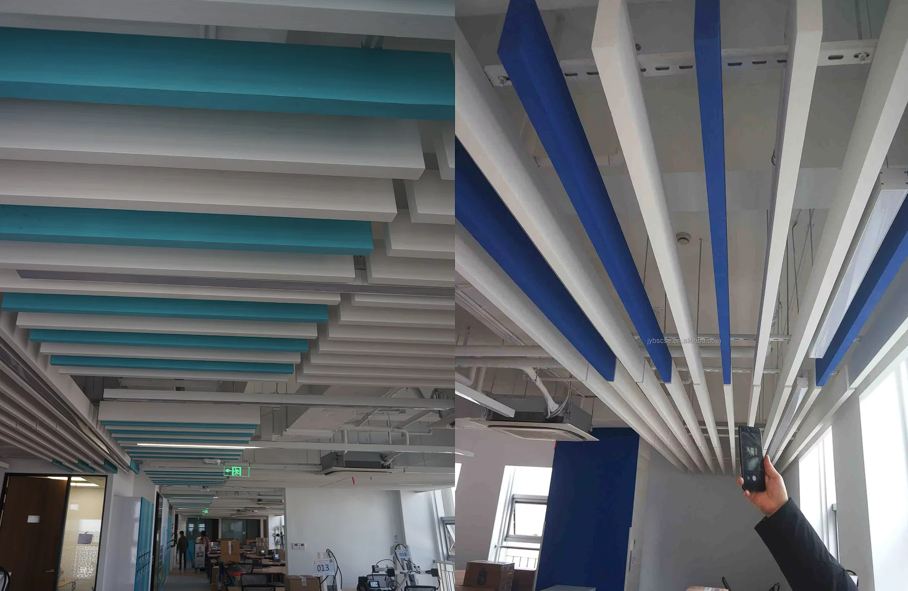 Manufacturing Acoustic Baffles Sound-absorbing Ceiling Plank Vertical ...