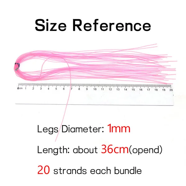 Round Silicone Rubber String Fly Tying Legs - BTI-SPORTS