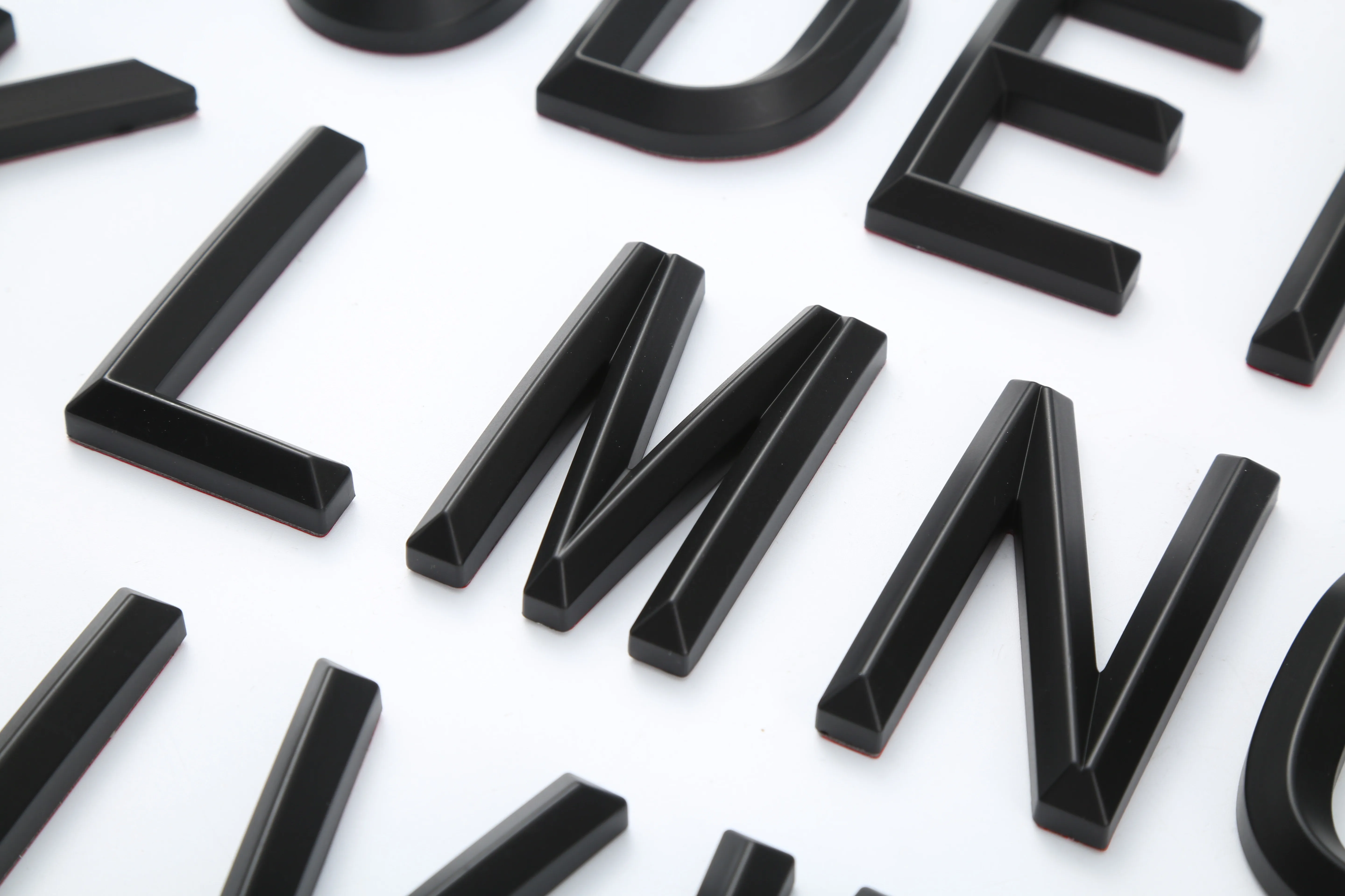 Electroplating process letter A~Z Adhesive Door Number for House ...