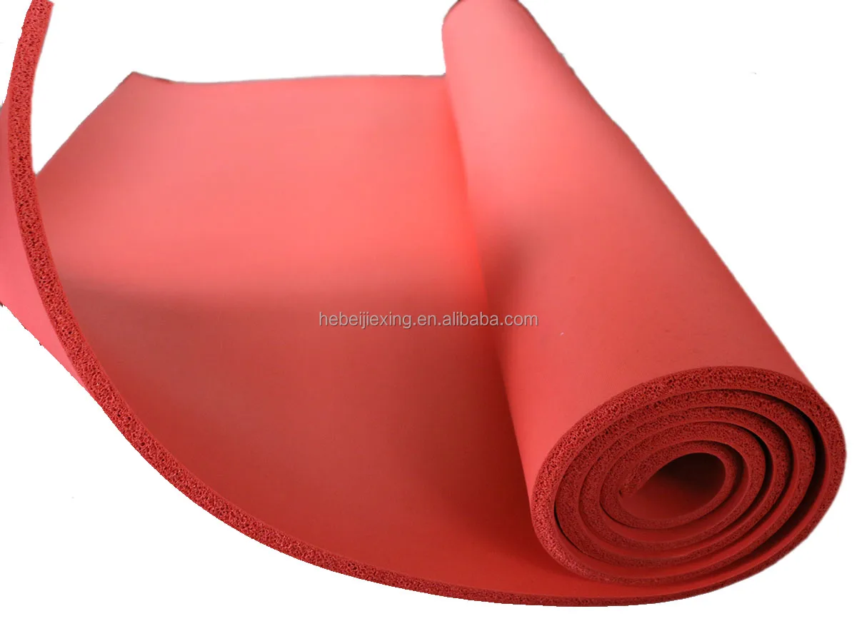 Black Red 1~50mm Thickness Nbr/cr/eva/pe/epdm/pvc/sbr/fkm Elastomeric ...
