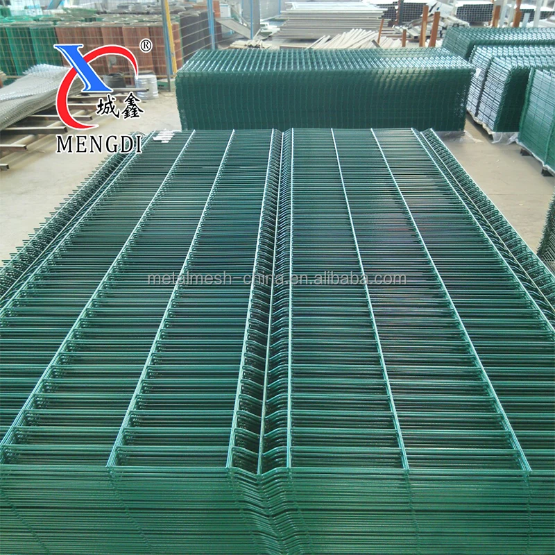 Yard Link Iron Fence 2030 Height V Fold Welded Mesh Panel Green for ...