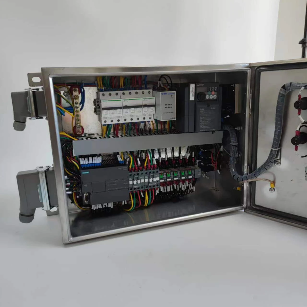 Customized Power Distribution Box Electrical Stainless Steel Metal Enclosure Smart Electric ...