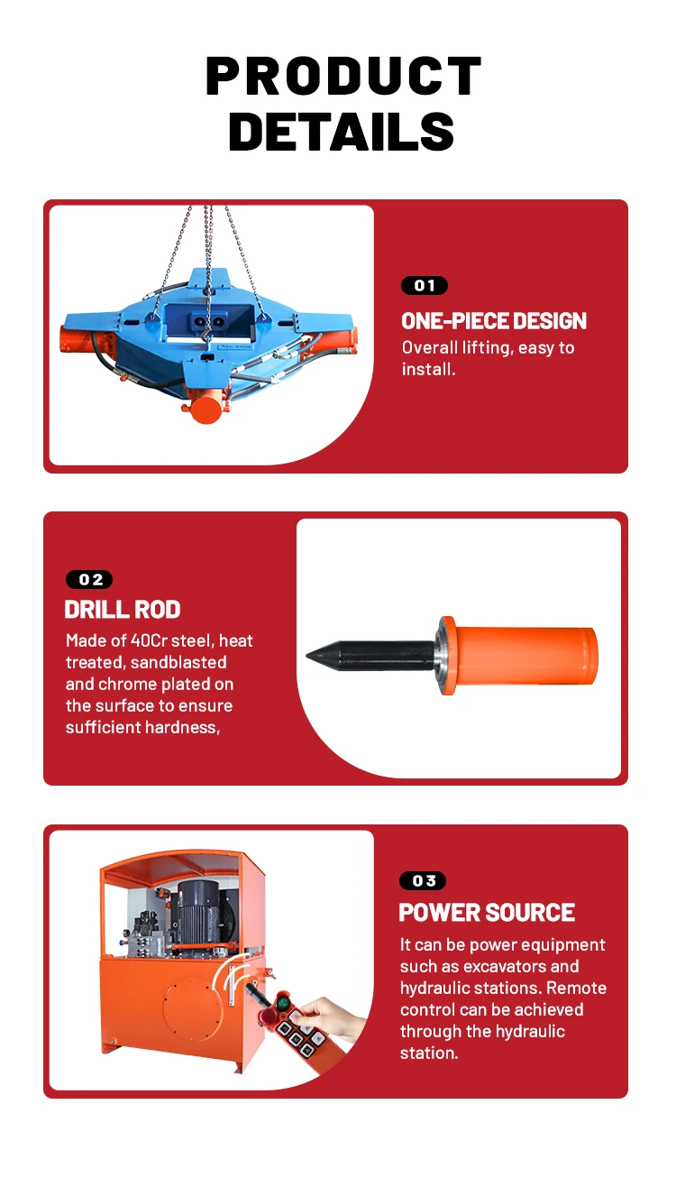 Say Goodbye To Stubborn Piles With Our Hydraulic Square Pile Breaker ...