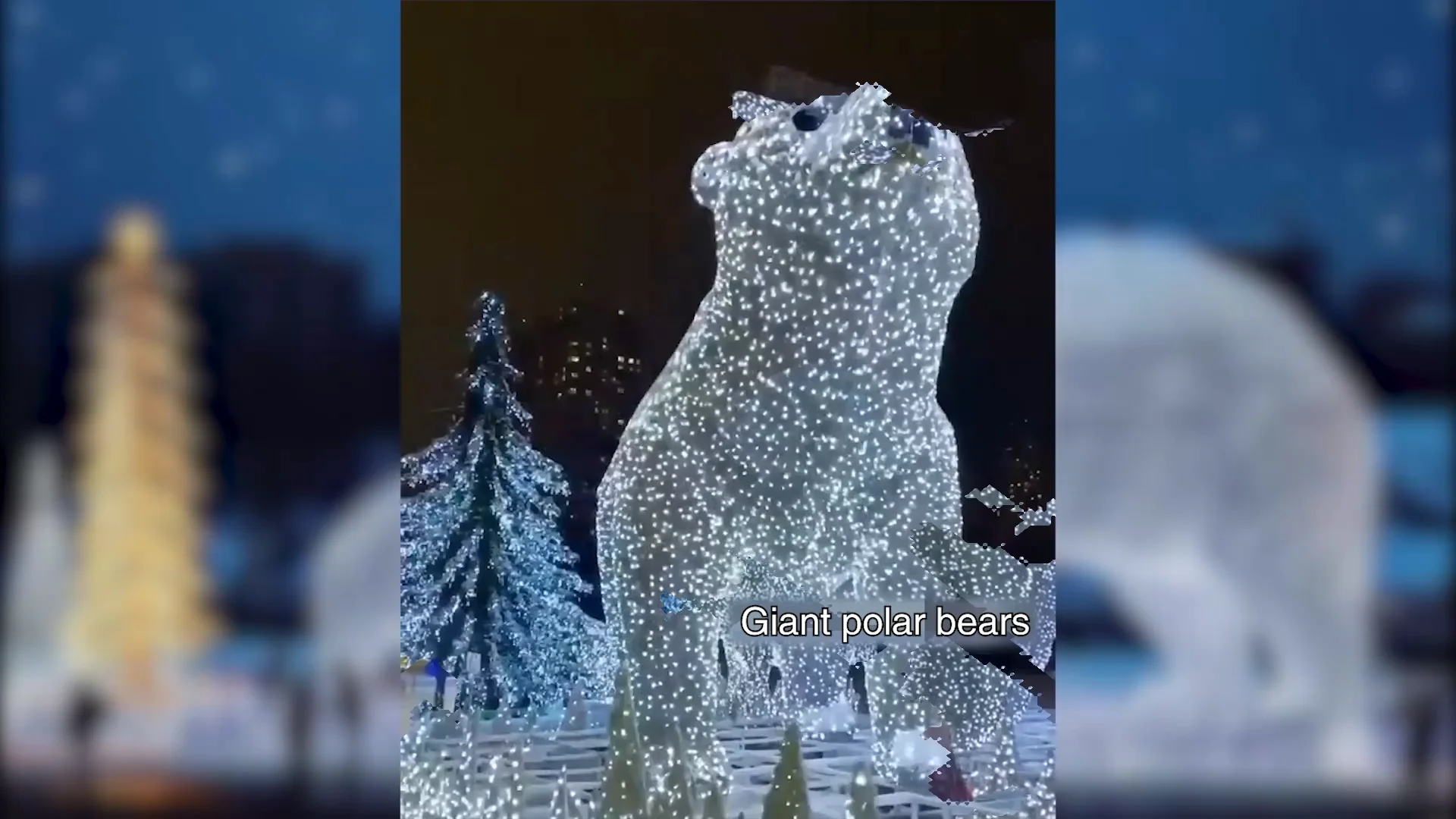 Outdoor Christmas Lighted Bear Decorations Hot Sale Giant Christmas ...