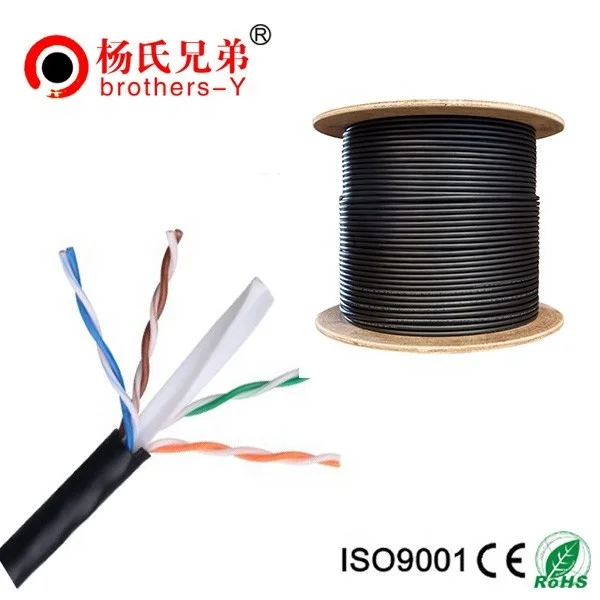 305m Single Double Jacket Outdoor Waterproof Cat6 Utp/ftp Copper Cca 4 ...