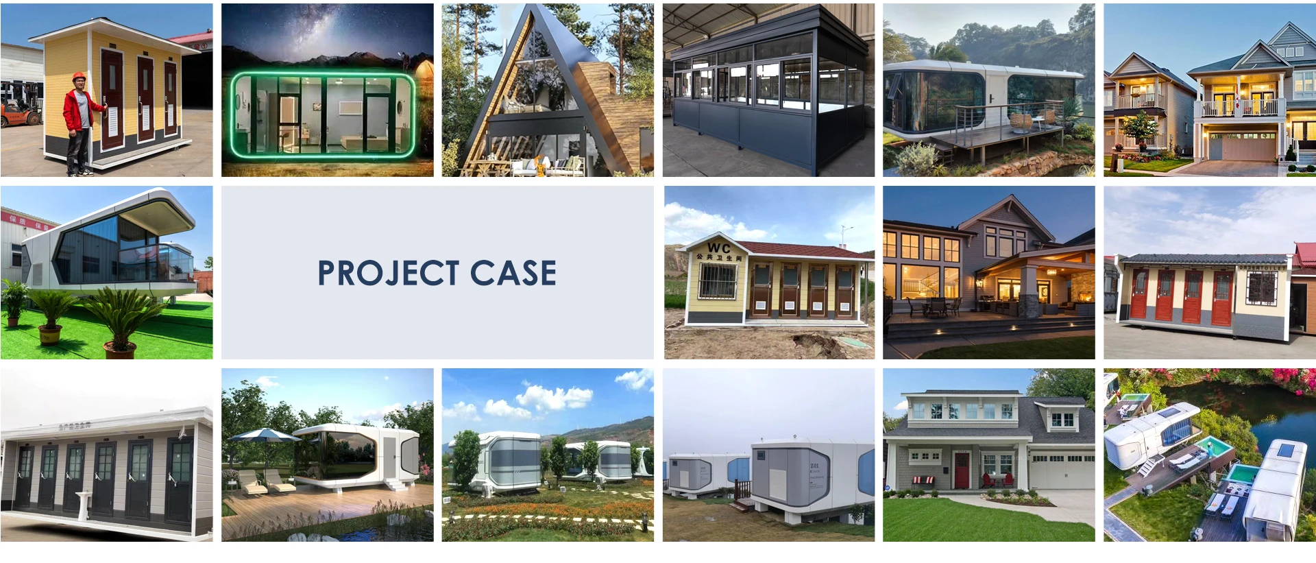 Smart Mobile Home with Terrace Bed Bathroom AI Voice