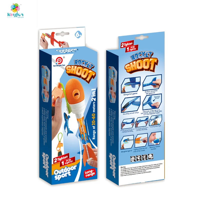 STEM Learning Slingshot Rocket & Plane Launcher Toy - Fun for Kids