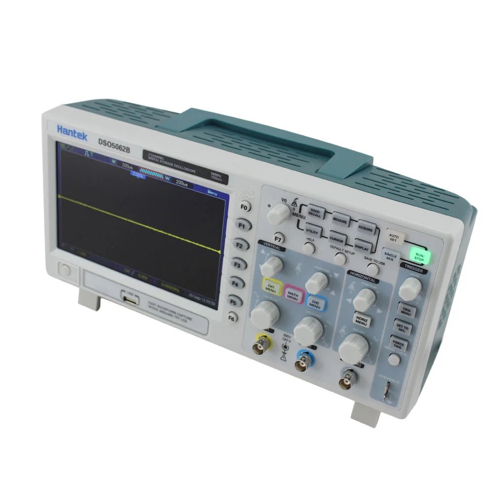 Dso5062b Hantek Digital Benchtop Storage Oscilloscope 2ch 60mhz ...