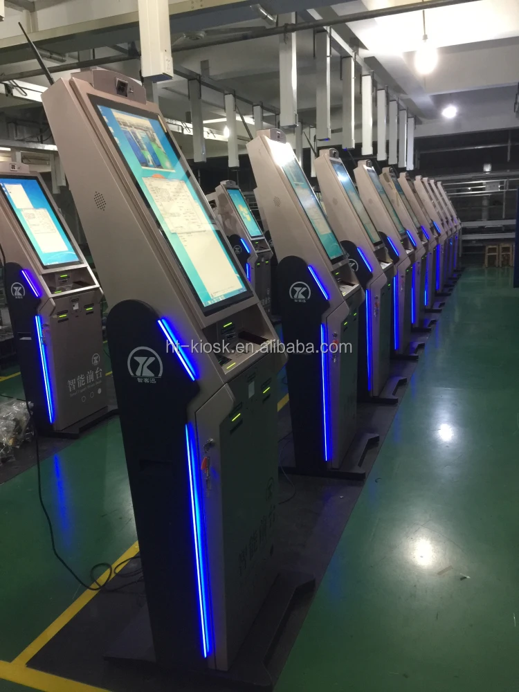27 Inch Self Service Hotel Check In Kiosk Room Card Dispenser Terminal ...