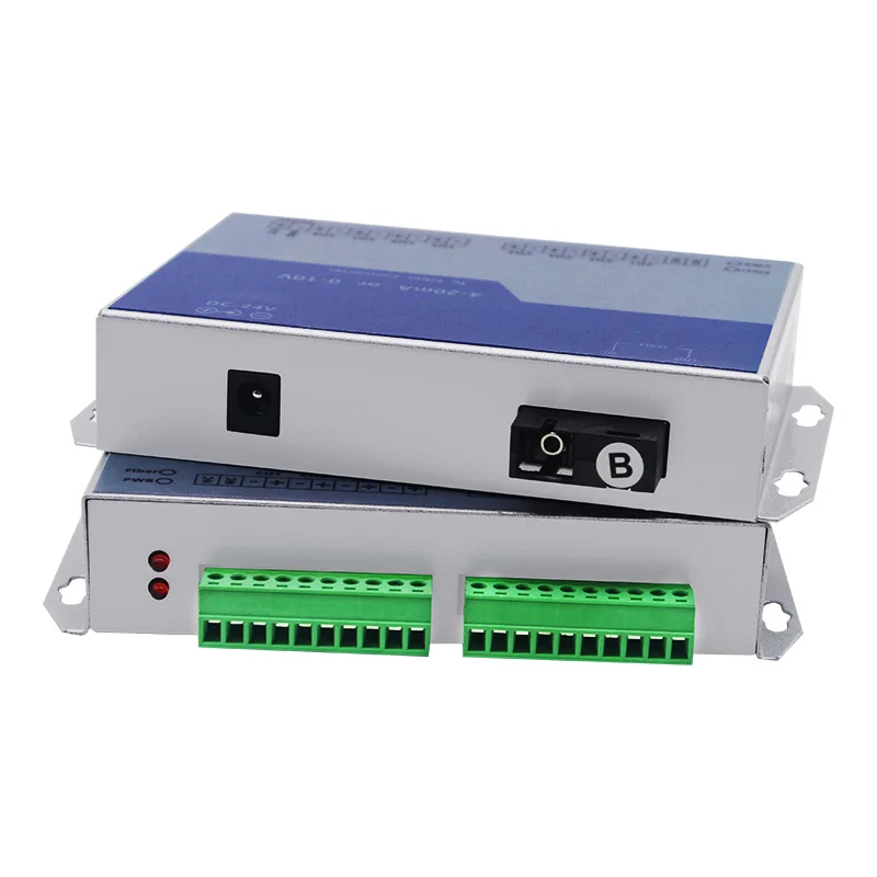 Transmit 1-8 Channel 4-20ma 0-10v Analogue Signal To Fiber Optic ...
