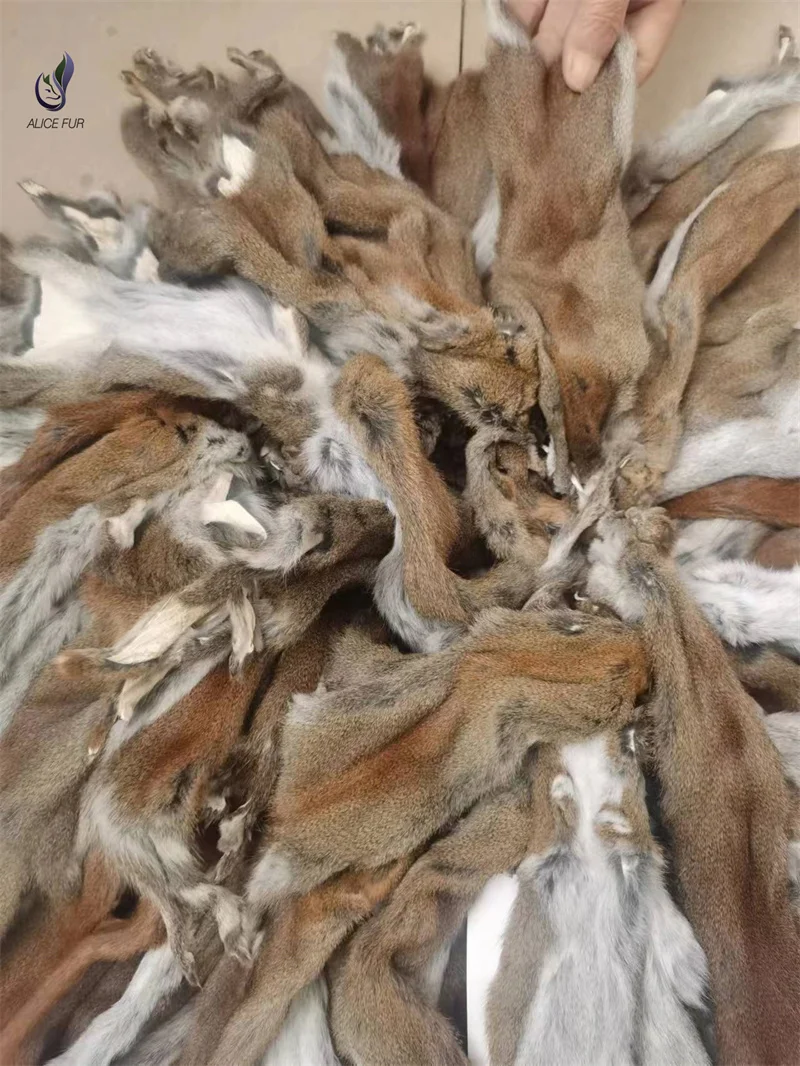 Large Quantity Soft Real Natural Squirrel Pelts For Crafts And Fly ...