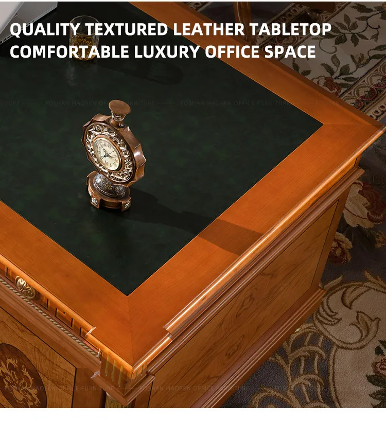 Luxury Classic Office Furniture - Executive Desk with Drawers