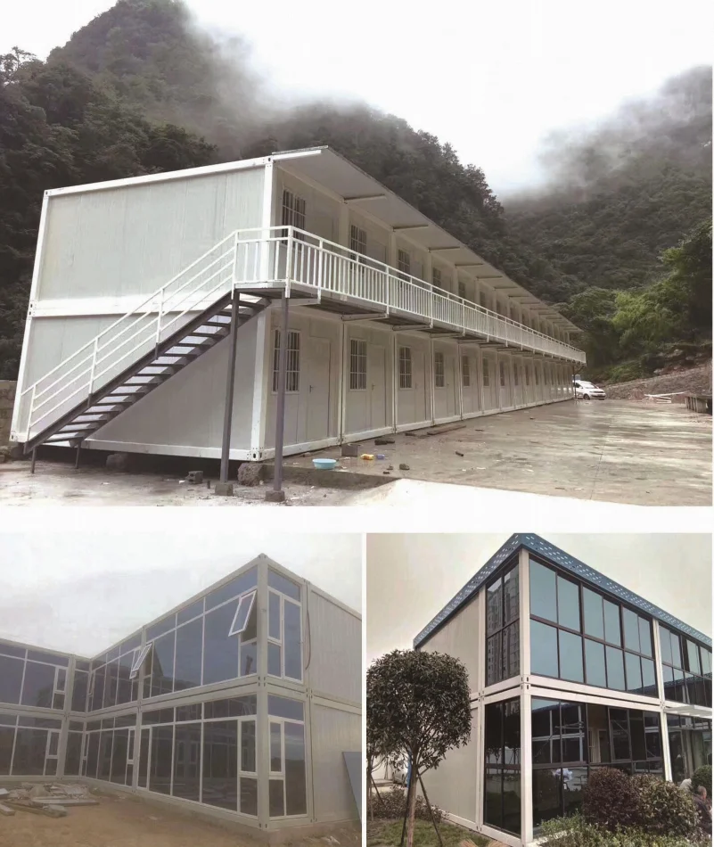 Custom Light Steel Structure Customized Prefab Tiny Home Log Cabin ...