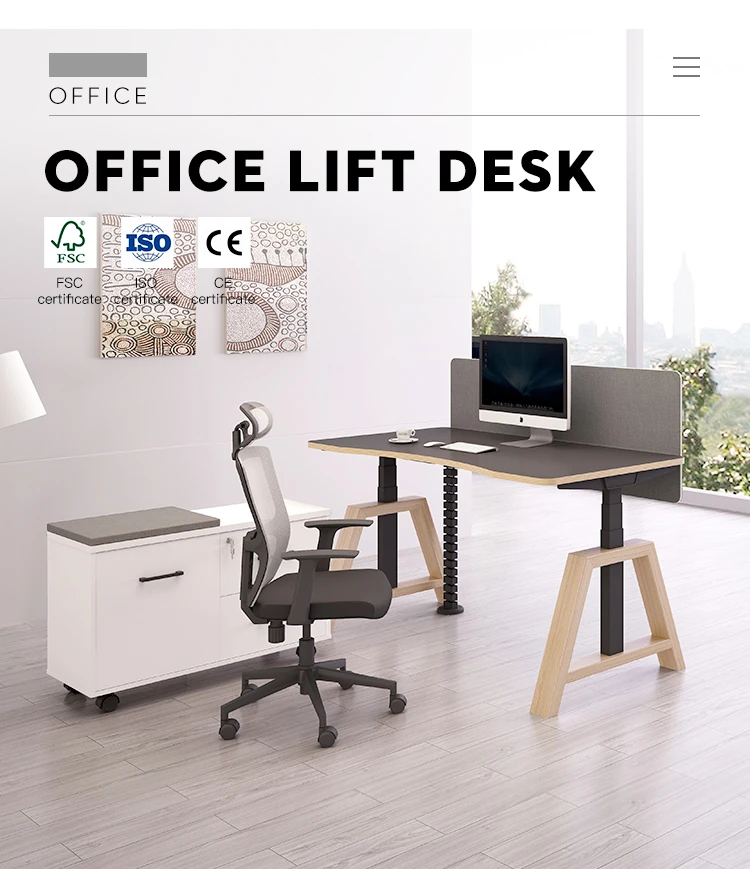 Height Adjustable Office Table Sit Stand Desk Design Adjustable ...