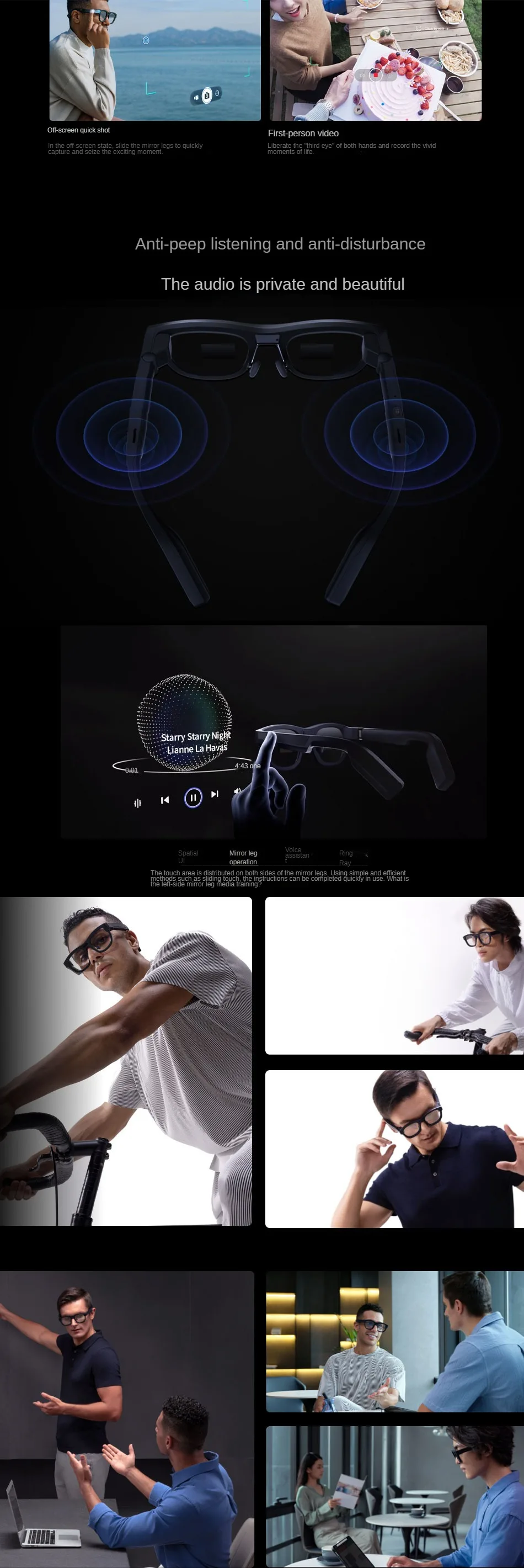 Rayneo X2 Tcl Smart Ar Glasses True Wireless Full Color Binocular Xr ...