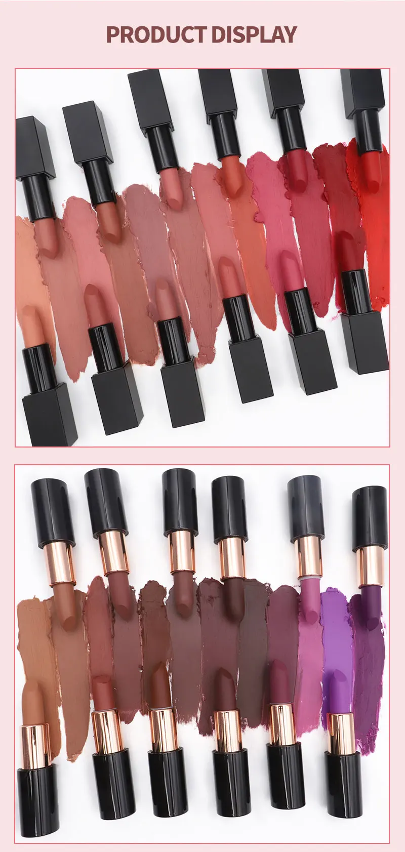 Ochain Manufacturer High Quality Private Label Silky Lipstick Vegan ...