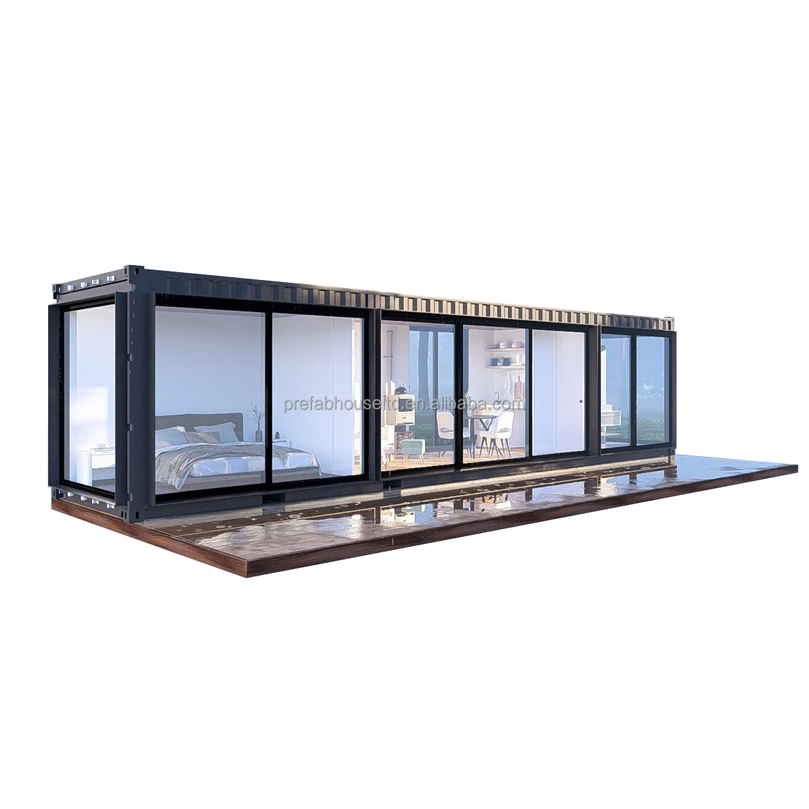 40ft Shipping container modular houses prefabricated home garden house ...