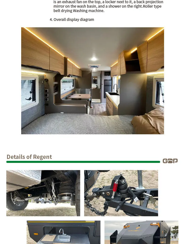 High Quality Luxury Large Travel Trailer Rv Camper Travel Trailer ...