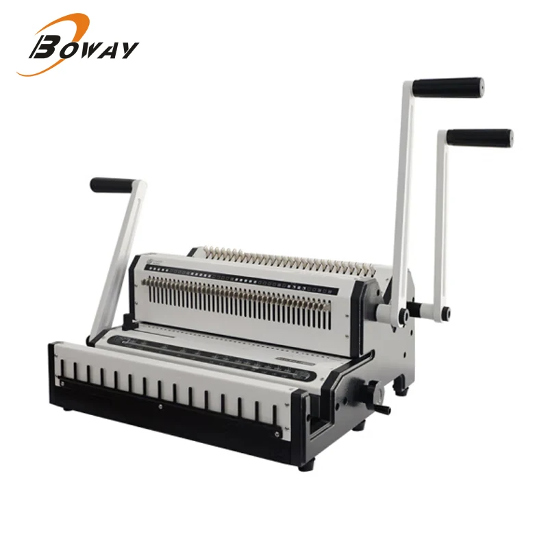 Boway Ww2500 Comb Spiral Wire Punching Spiral Coil And Double Binding ...
