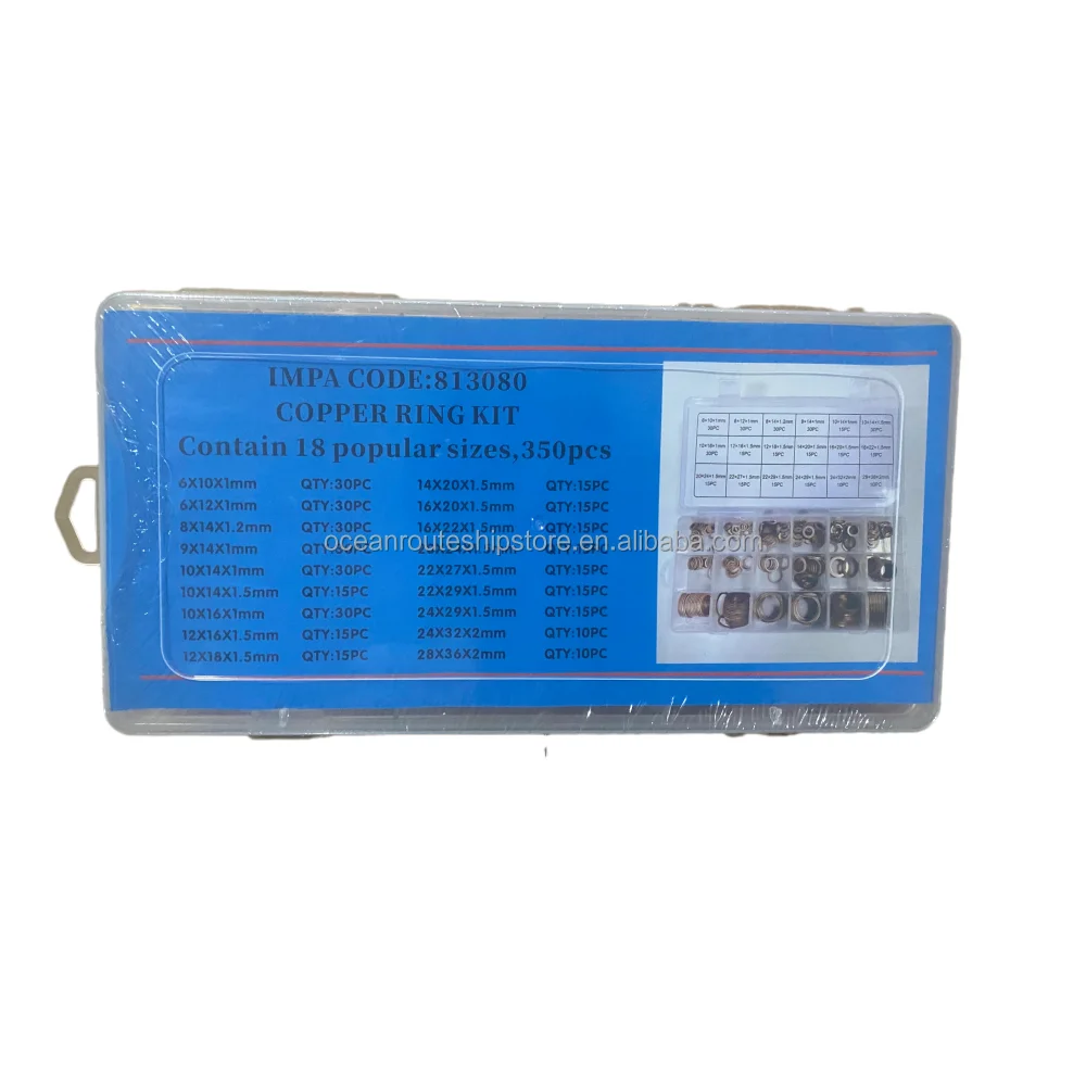 IMPA 813080铜环套件船用密封30尺寸568pcs 18尺寸350pcs| Alibaba.com