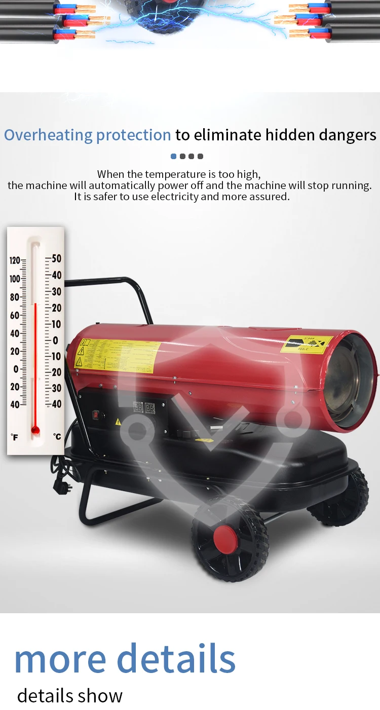 High Efficiency Industrial Diesel Heater for Fuel Oil Heating