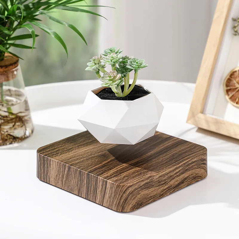 Magnetic Levitating Flower Pot Levitating Plant Pot For Plants Bonsai ...