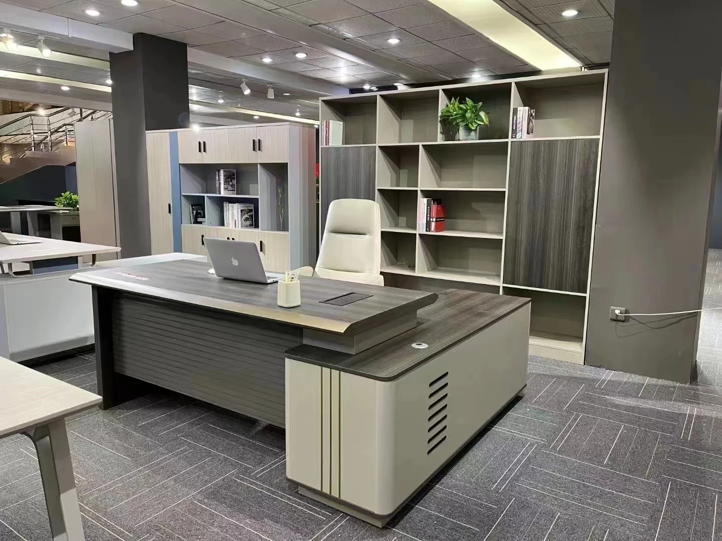Office Modular Office Deskoffice Composite Desk Business Executive Desk ...