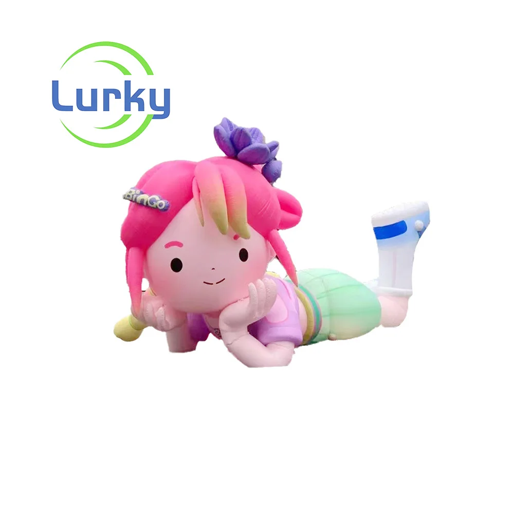 Cartoon Little Girl Inflatable Doll Inflatable Advertising Model ...
