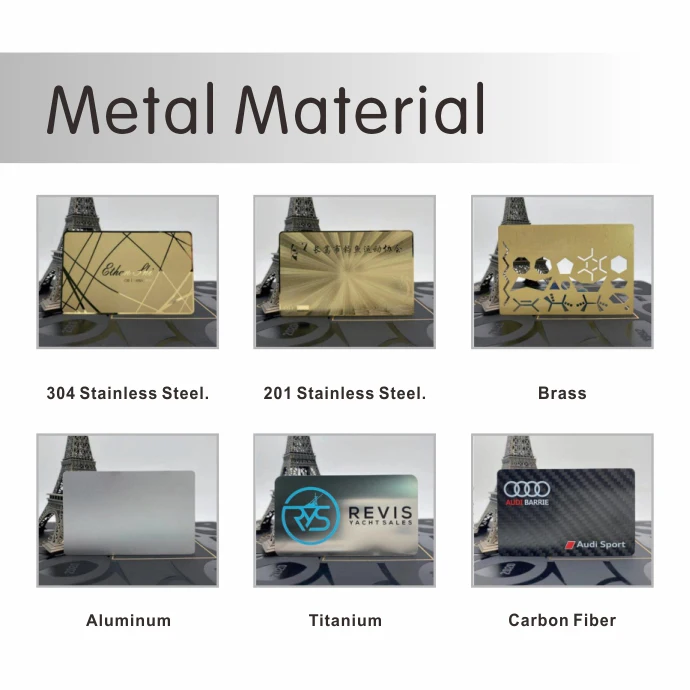 Free Design Customized Stainless Steel Metal Visiting Card For Souvenir ...