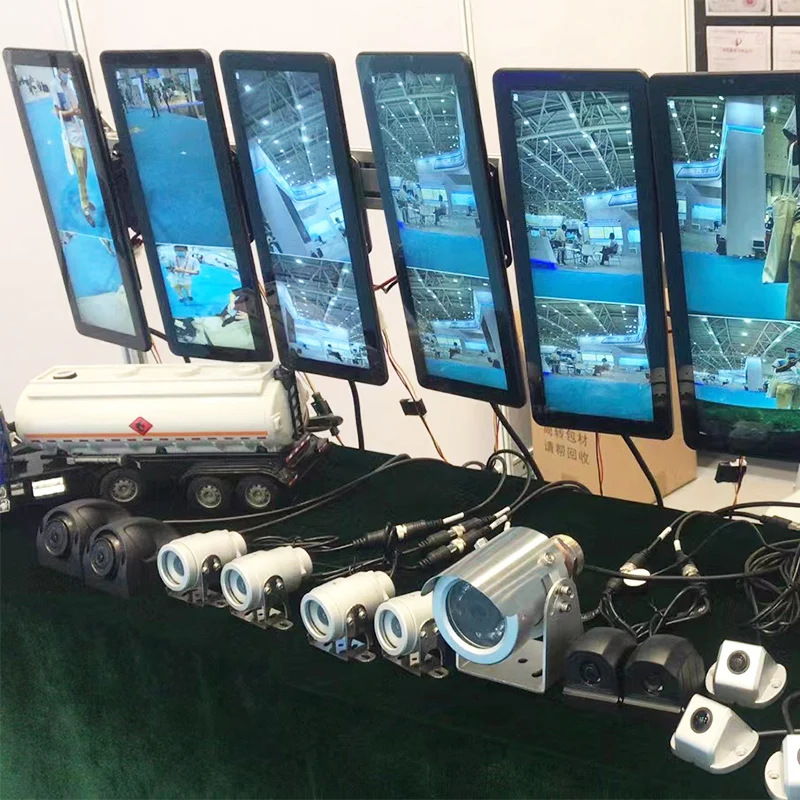 Truck DVR HD 3D 360 Surround View System Bus Driving With Bird View ...